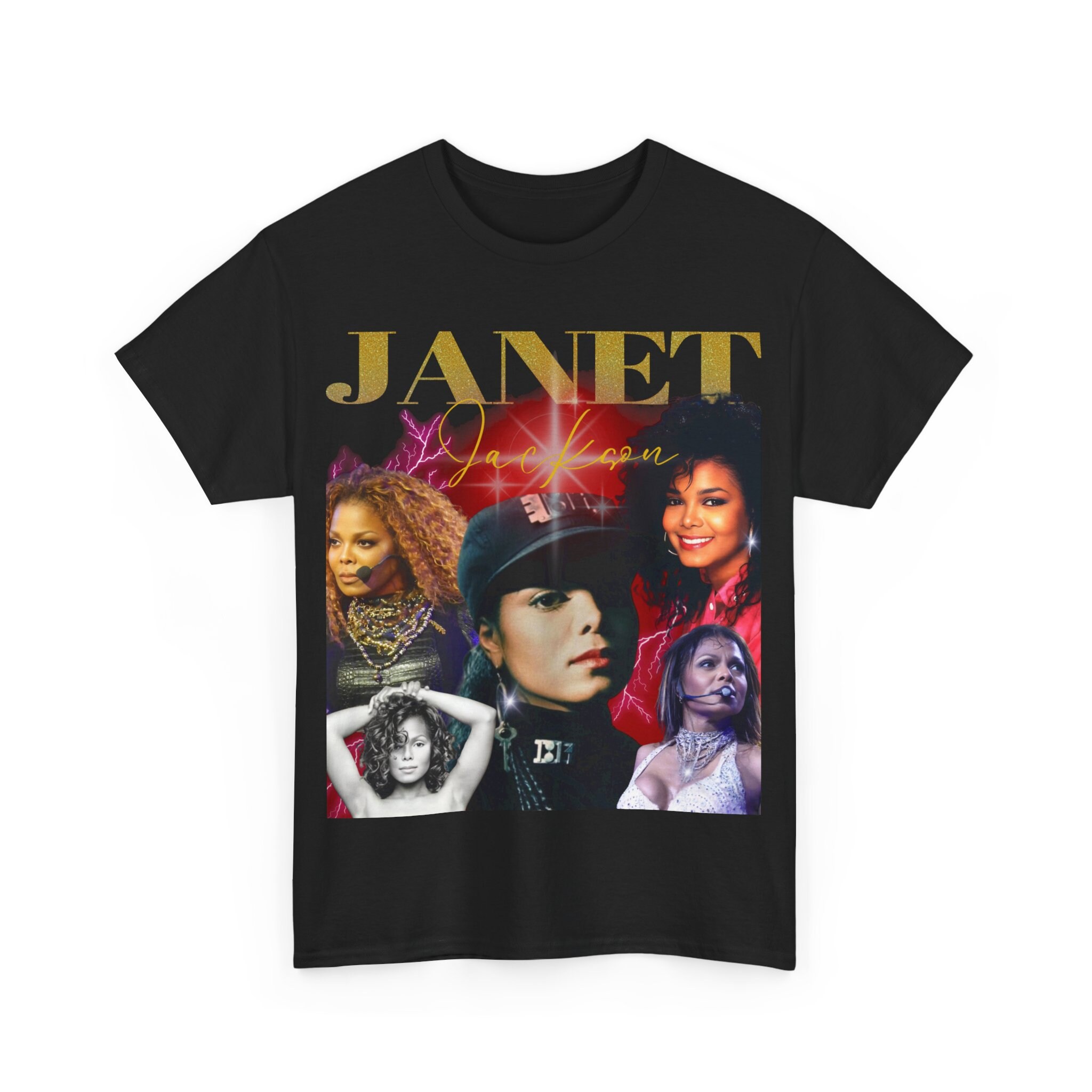Janet Jackson Retro Throwback Unisex Heavy Cotton Tee 2024 Essence Fest ...