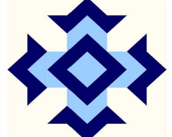 God's Eye ojo De Dios Quilt Block Pattern PDF Quilt Pattern Quilted ...