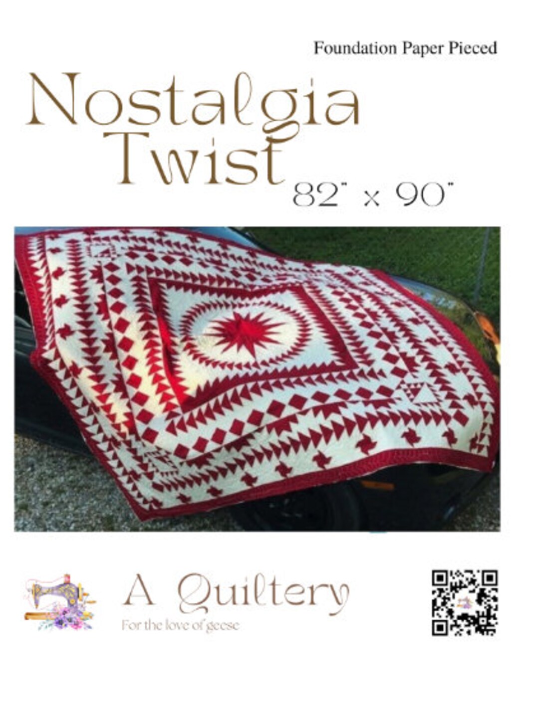 PDF- Nostalgia Twist Quilt Pattern - Etsy