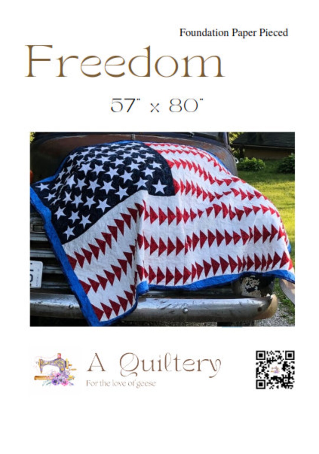PDF Freedom Quilt Pattern - Etsy