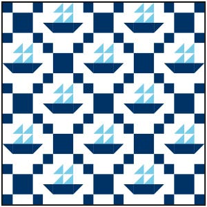 UPDATED: Sail Away Quilt Pattern - Etsy
