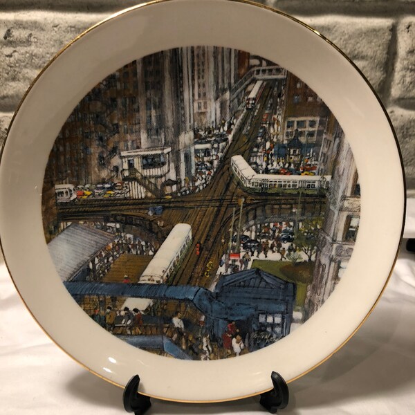 Limited Edition Chicago Collection Plates - Etsy
