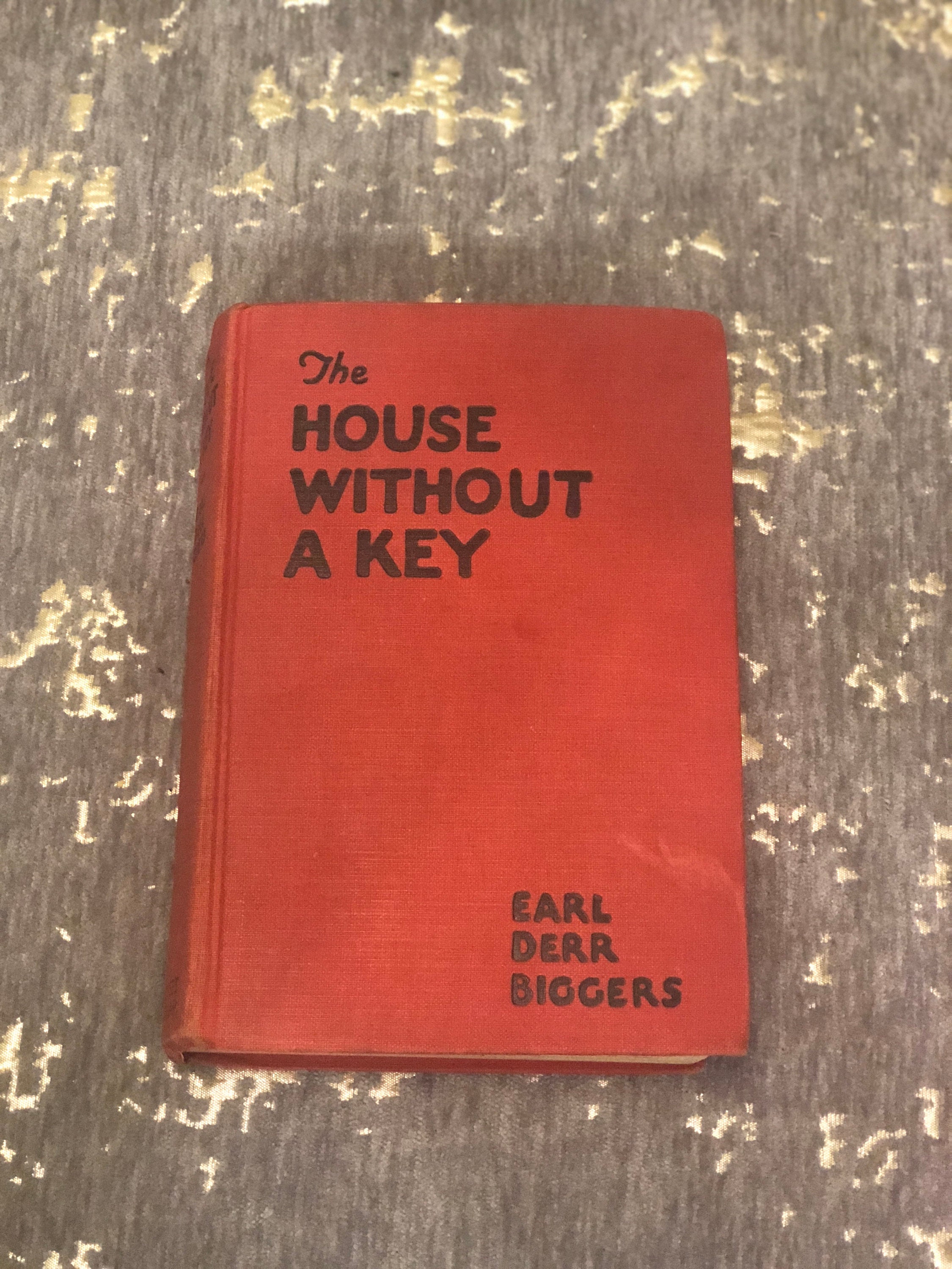 Vintage 1925 the House Without a Key by Earl Derr Biggers Hardcover ...