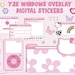 Y2K Windows Overlay Digital Stickers Functional Goodnotes - Etsy