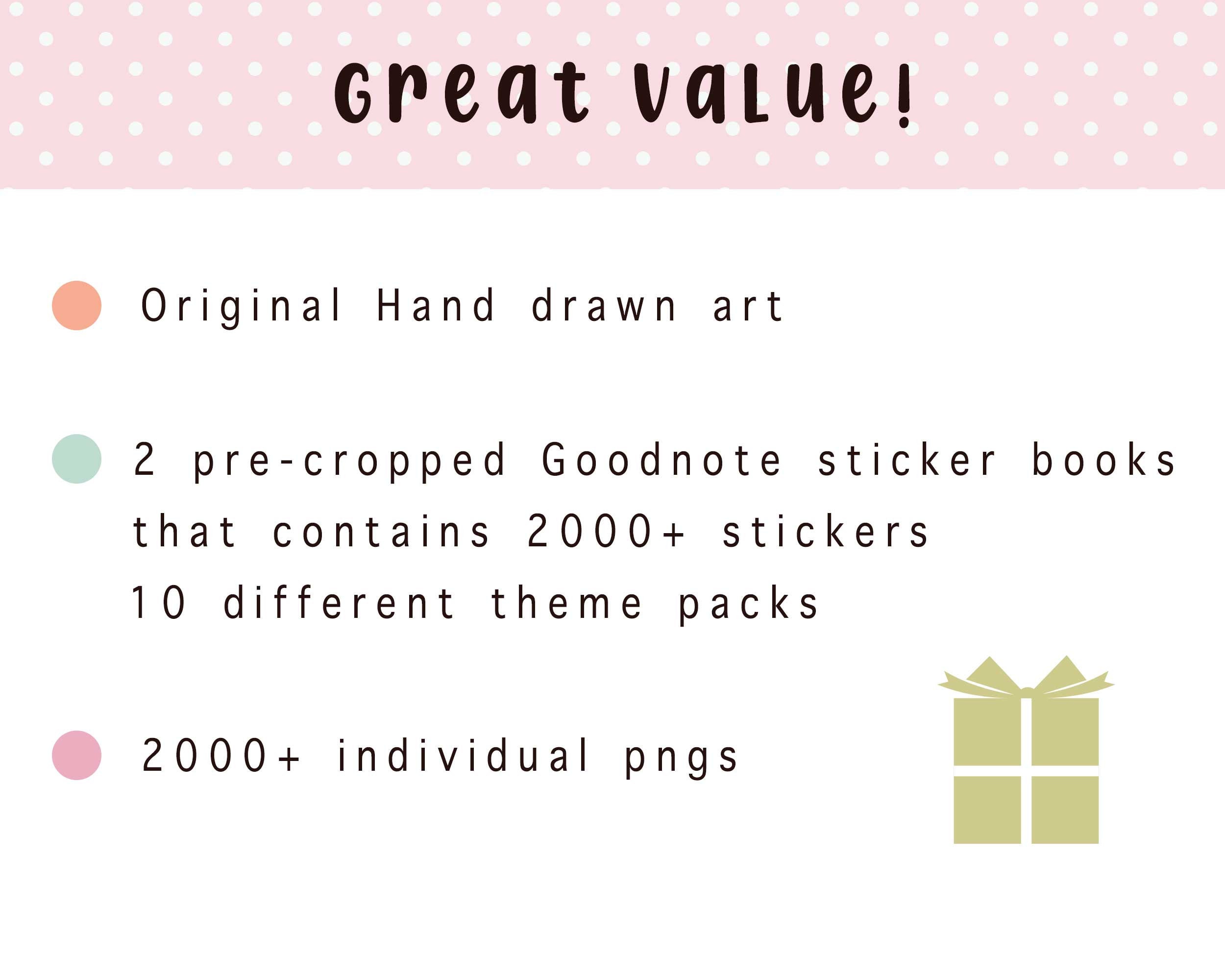Goodnotes Stickers Value Bundle Holiday Digital Stickers | Etsy