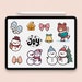 Winter Digital Sticker Pack christmas Goodnotes Stickers Cute Santa ...