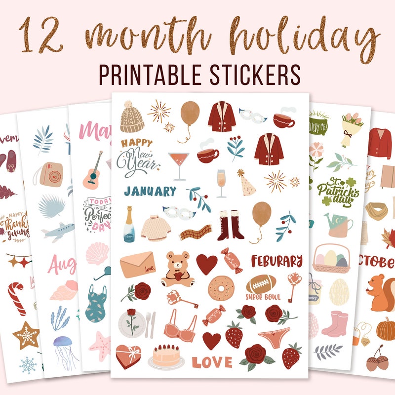 Holiday Sticker - Etsy