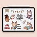 Winter Digital Sticker Pack christmas Goodnotes Stickers Cute Santa ...