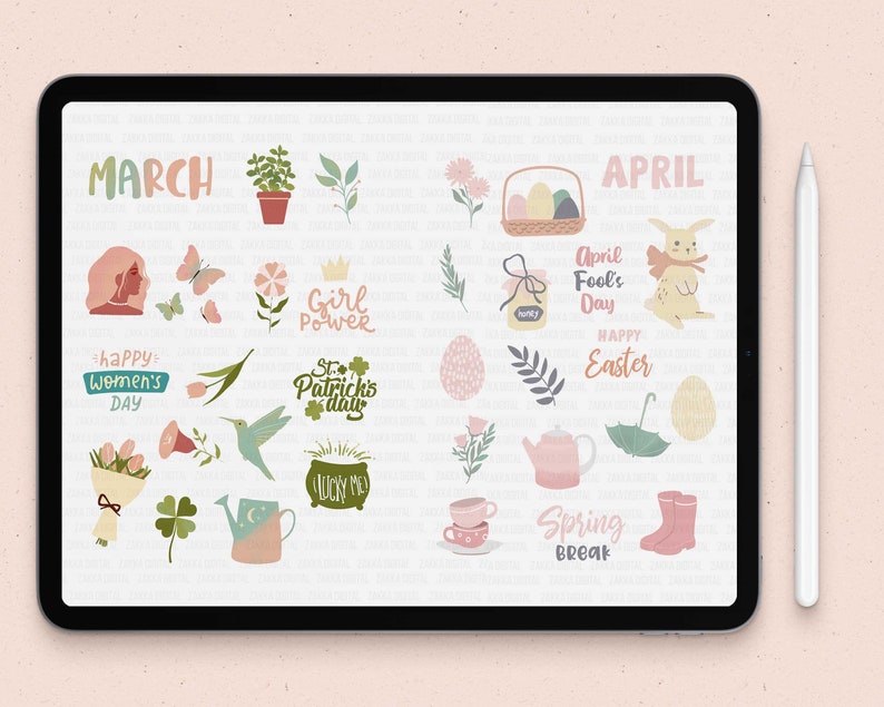 Yearly Holiday Goodnote Stickers Seasonal Digital Planner - Etsy