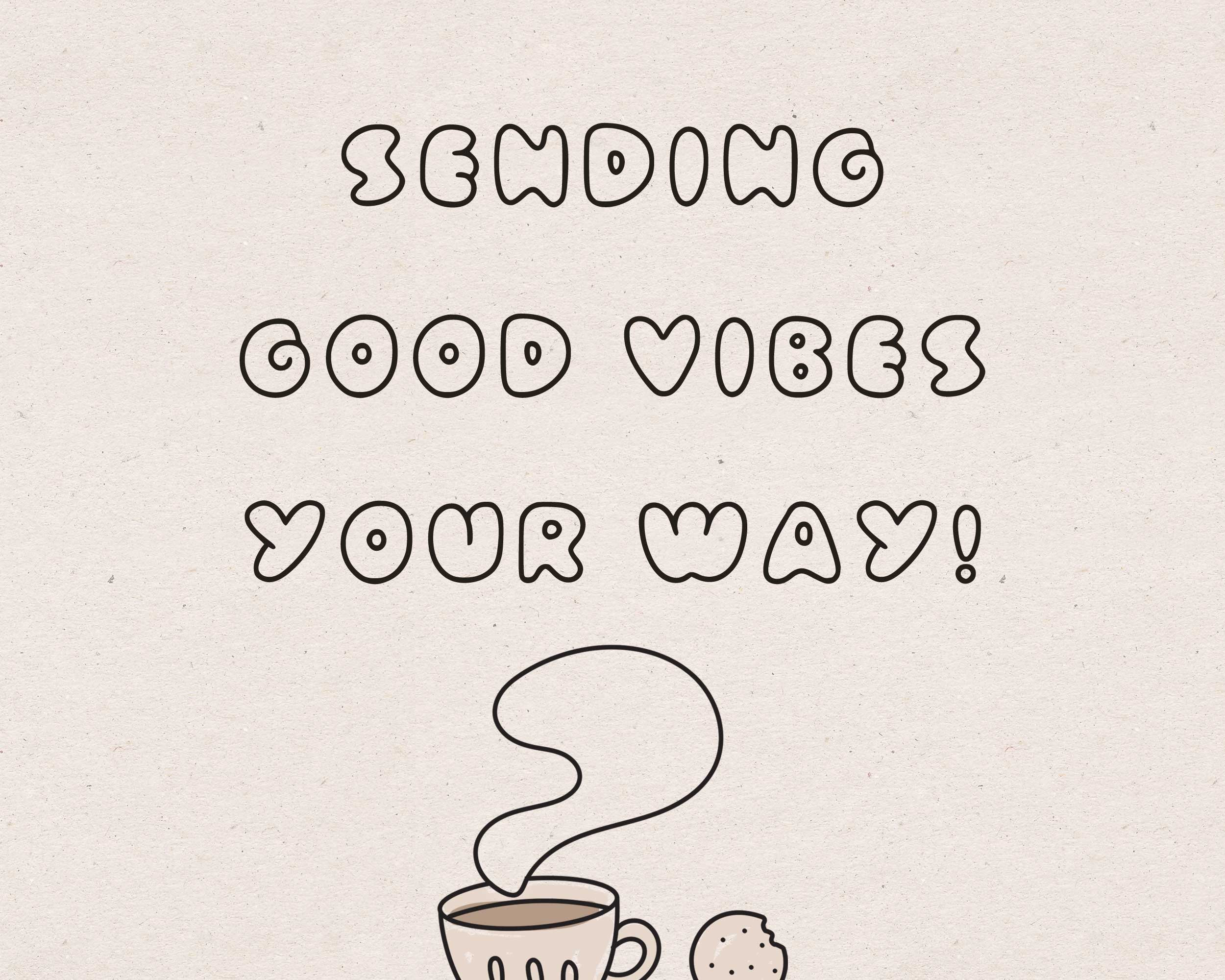 Boba Tea Font | Cute Goodnotes Font| Round Font | Hand Drawn Font ...
