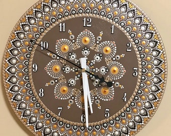 Mandala Clock - Etsy