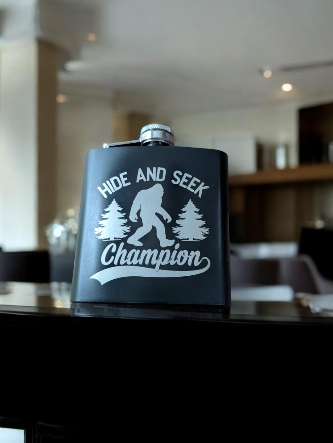 Camper's Companion - Bigfoot "hide and Seek Champion" Flask ...