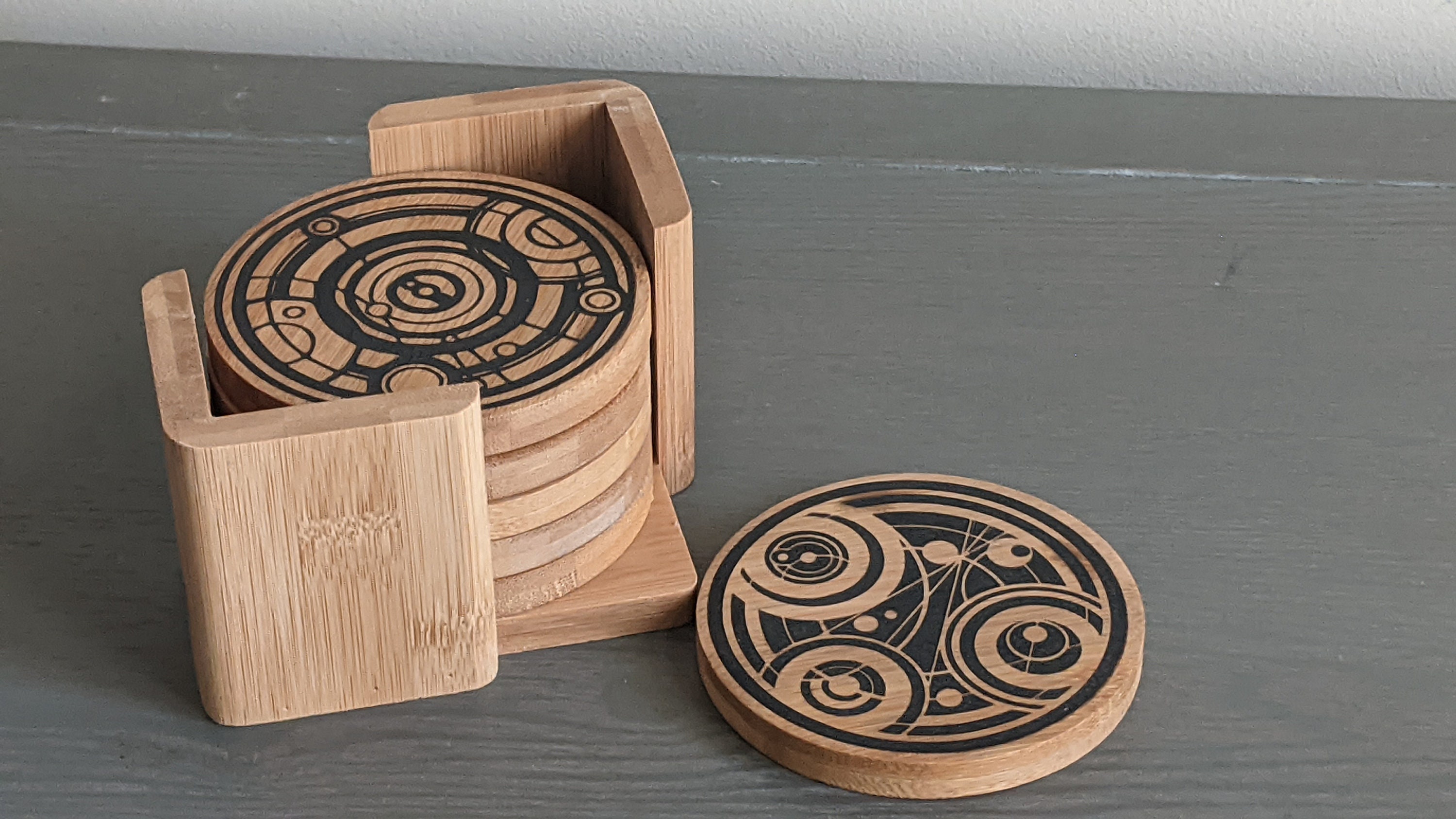 Doctor Who Housewarming Gift Engraved Coasters Coaster Set | Etsy