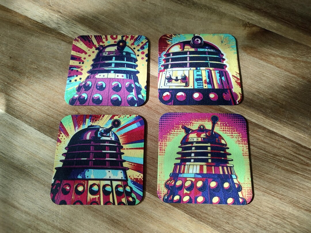 Get Your Hands on These Doctor Who Dalek Coasters - Made of Neoprene ...