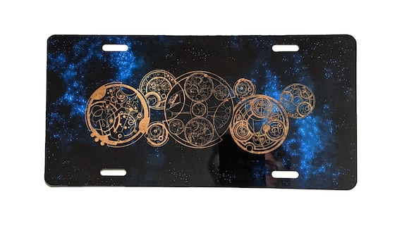 Doctor Who License Plate Custom Timelord Aluminum License - Etsy