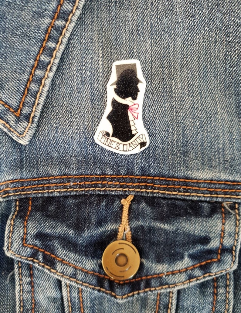 Fine and Dandy Pin - Dandy Pin Badge - Valentine Gift - Valentine Gift ...