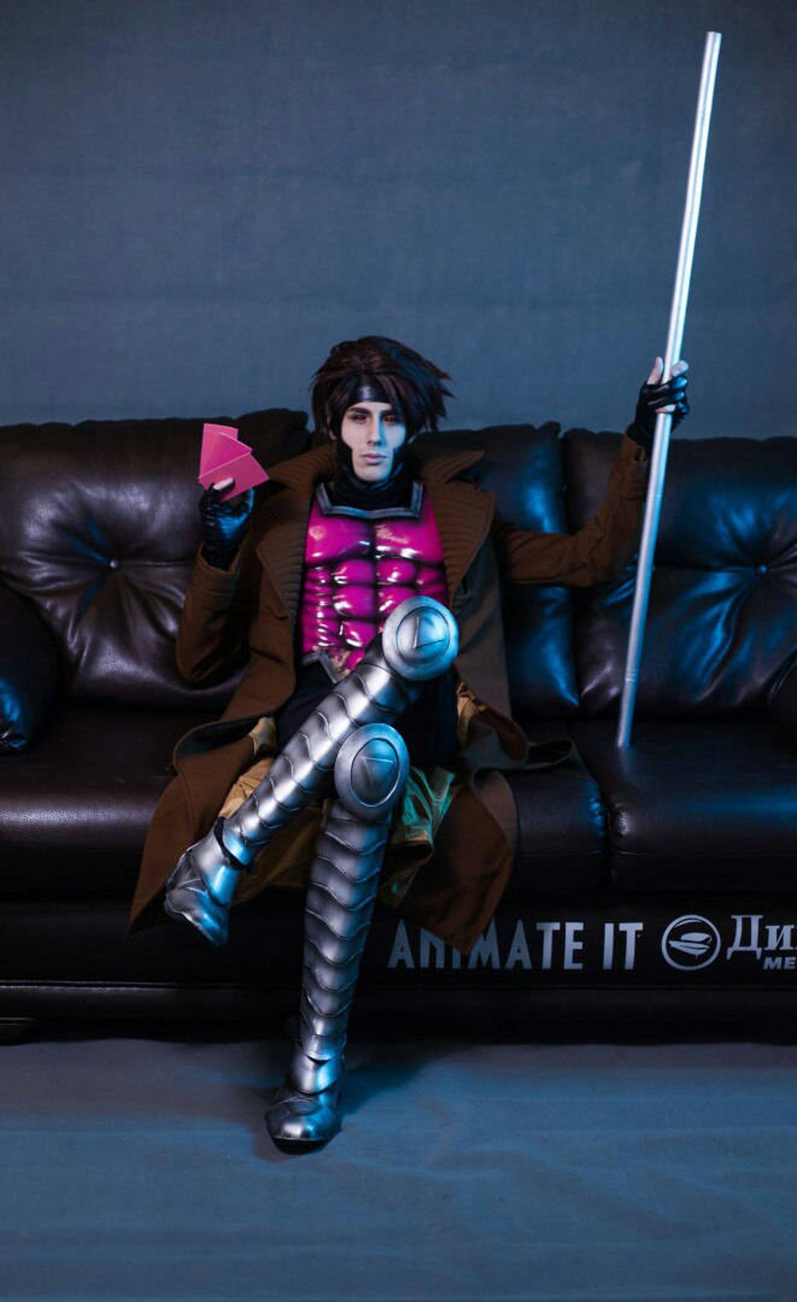 Comics Gambit Marvel X-men Cosplay Costume Parts | Etsy