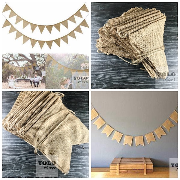 Rustic Bunting - Etsy