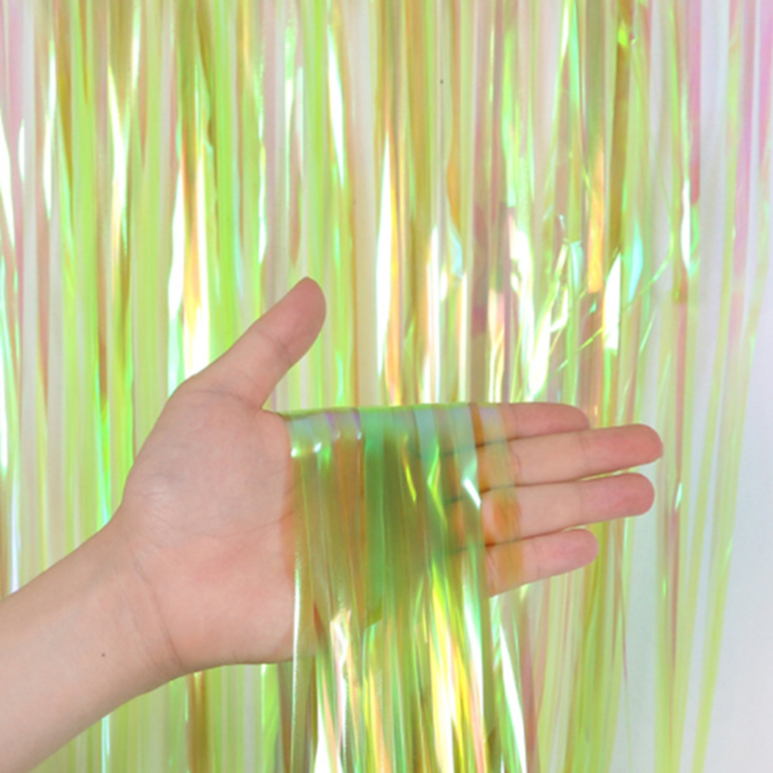 Candy Clear Tinsel Curtain Party Backdrop Event Decor Tassells - Etsy