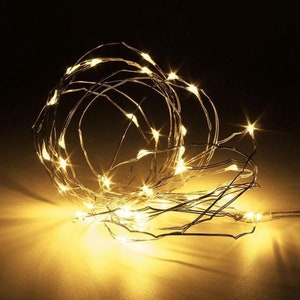 LED String Fairy Light Silver Wire Warm White Garden/ Home/christmas ...