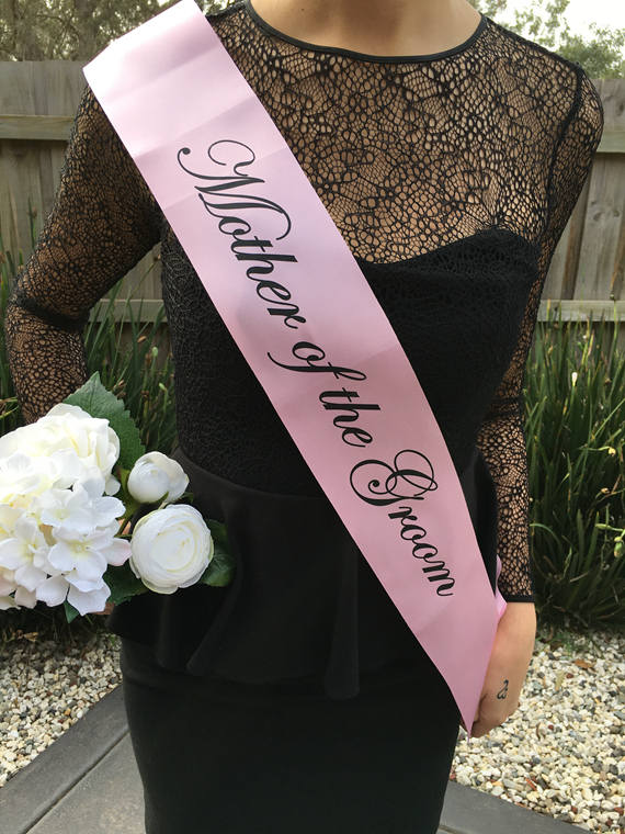 BABY PINK Hens Sash - Hen Sash - Bride to Be Sash - Bridal Shower ...