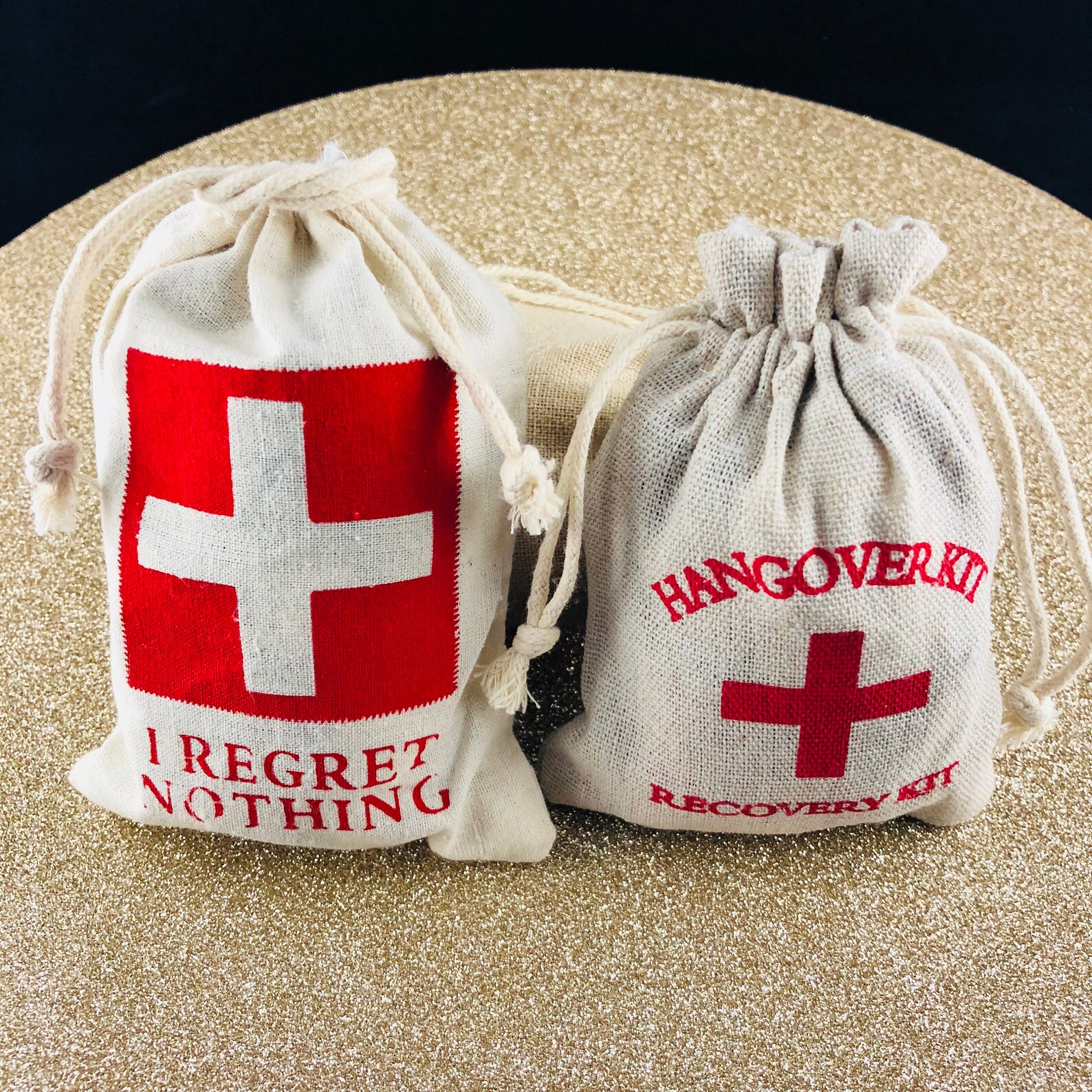 10x Bachelorette Party Bags I Regret Nothing Hangover Kit | Etsy