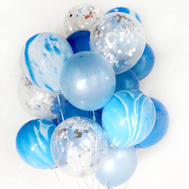 Marble Party Balloons - Etsy