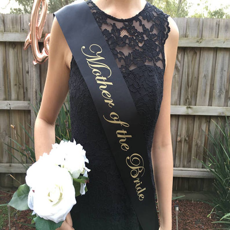 Black & Gold Hens Sash - Hen Sash - Bride to Be Sash - Bridal Shower ...