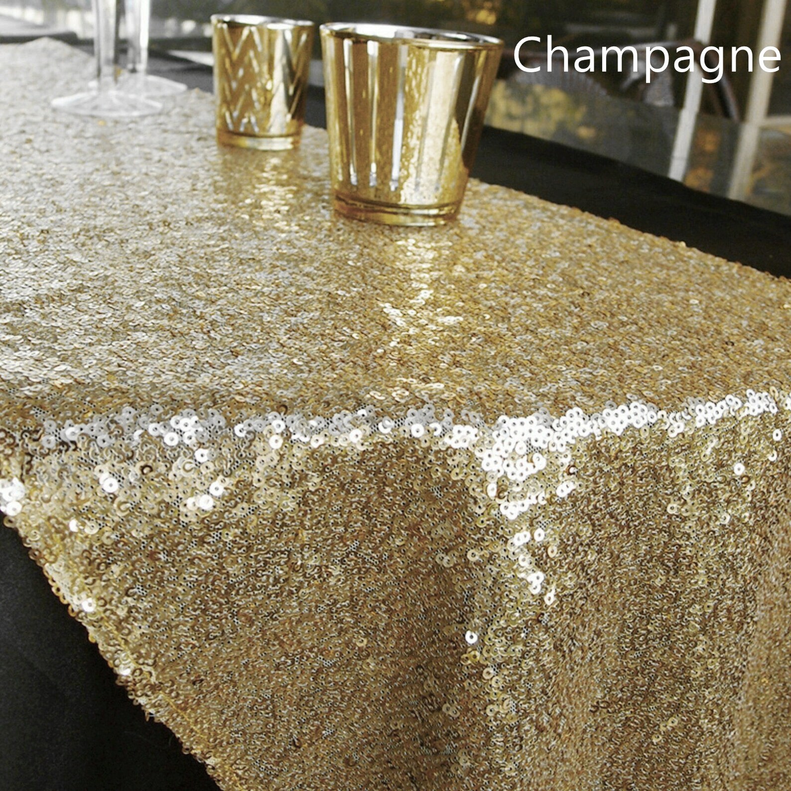 Sequin Table Runners 275cm X 30cm (13in X 108in) Long Table Cloth Party ...