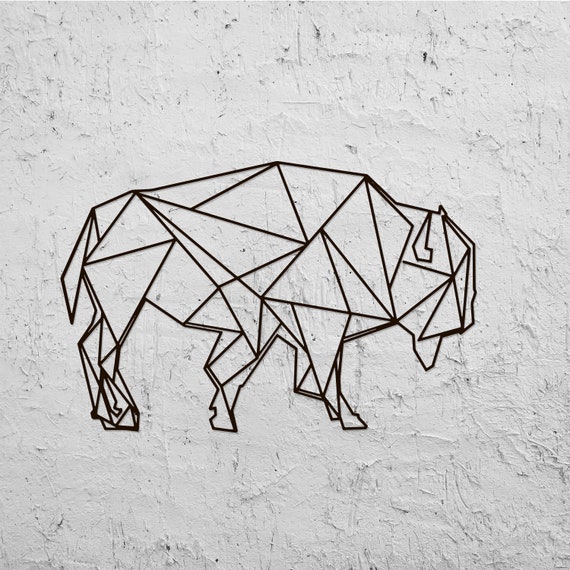 Geometric Buffalo Tattoos