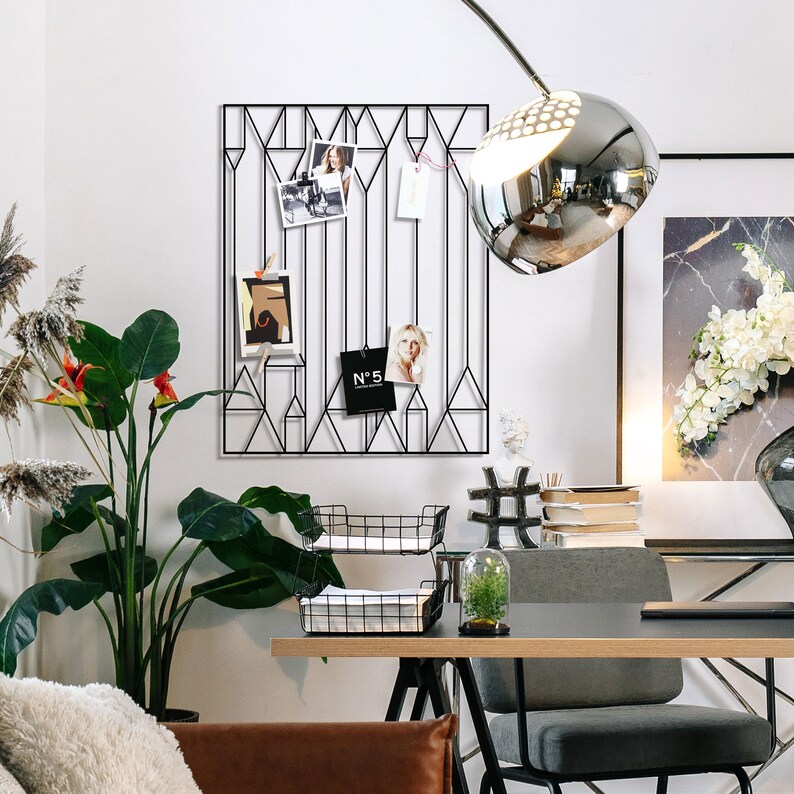 Home Décor Wall Grid Organizer Desk Organizer Moodboard Vision board ...