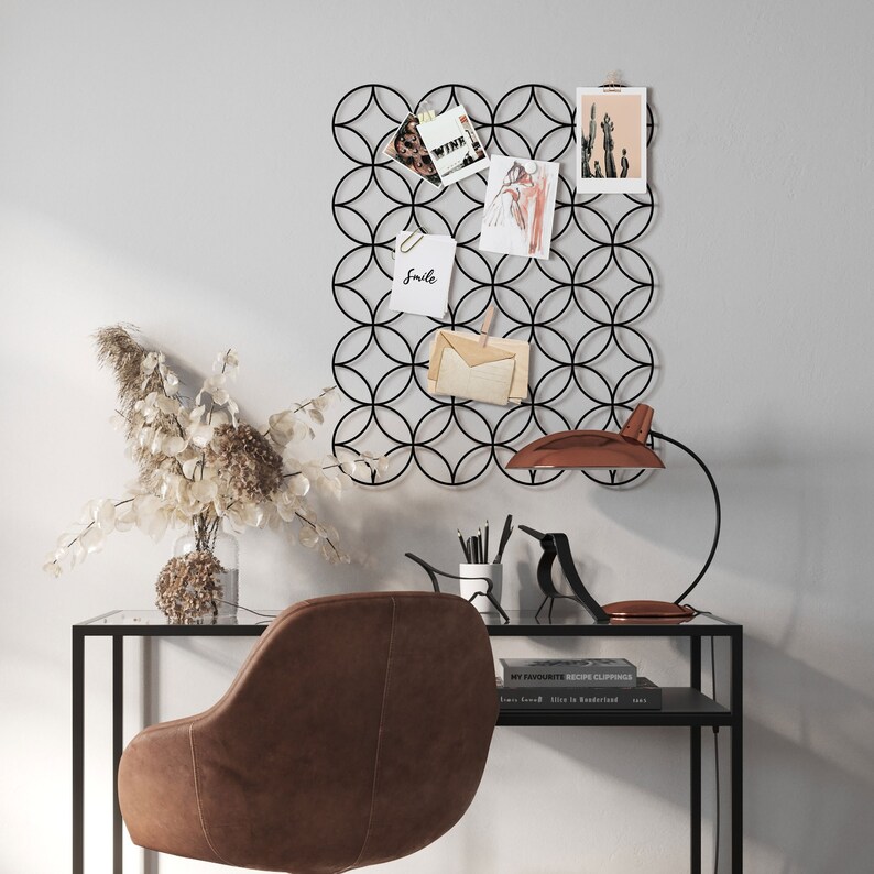 Home Décor Wall Grid Organizer Desk Organizer Moodboard Vision board ...