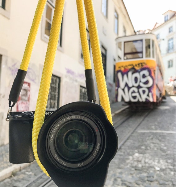 Camera Strap DSLR Yellow Camera Strap Paracord Universal | Etsy