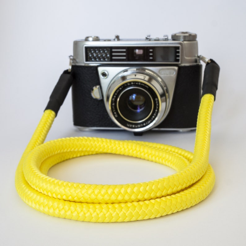 Camera Strap DSLR Yellow Camera Strap Paracord Universal | Etsy