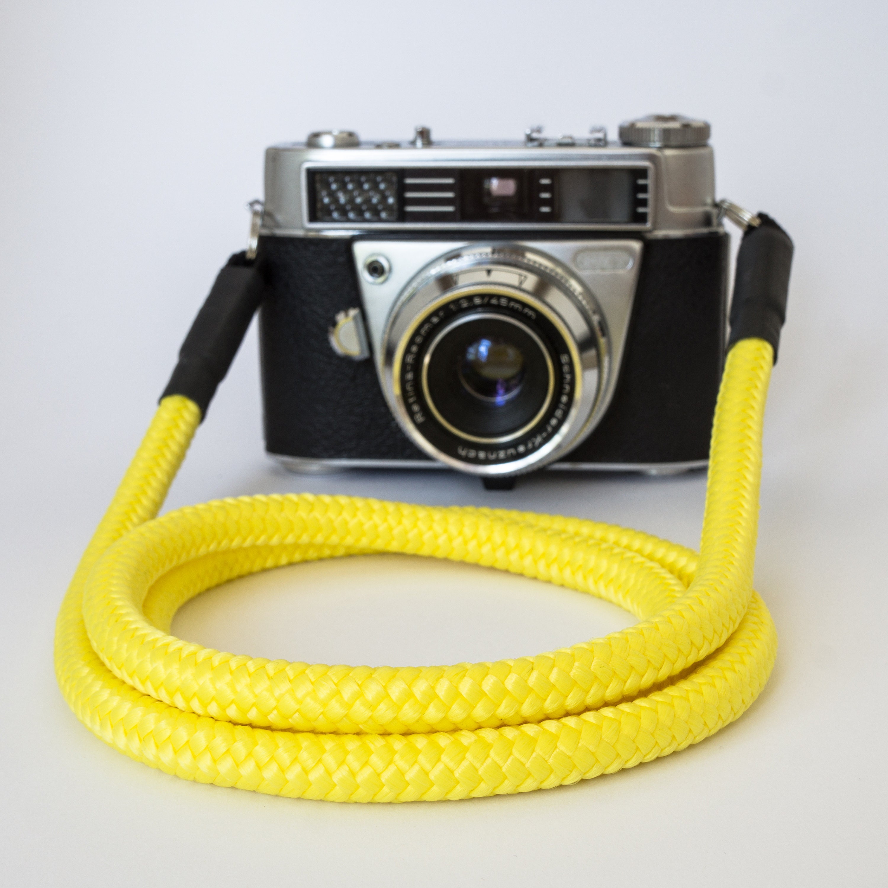 Camera strap DSLR yellow camera strap paracord universal | Etsy