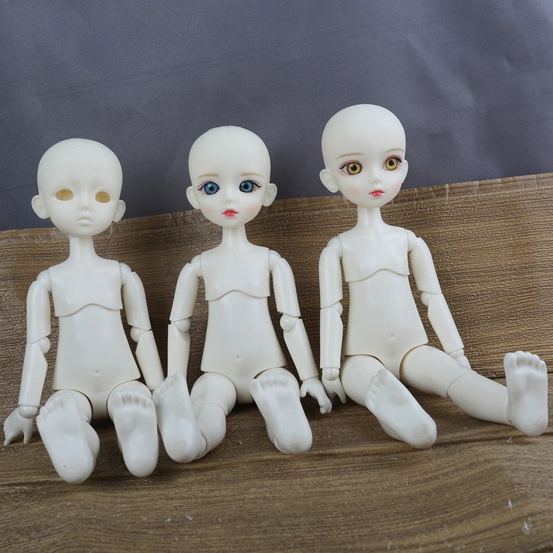 Bjd Doll 1/6 Mechanical Joint Body Blank for Beginner - Etsy