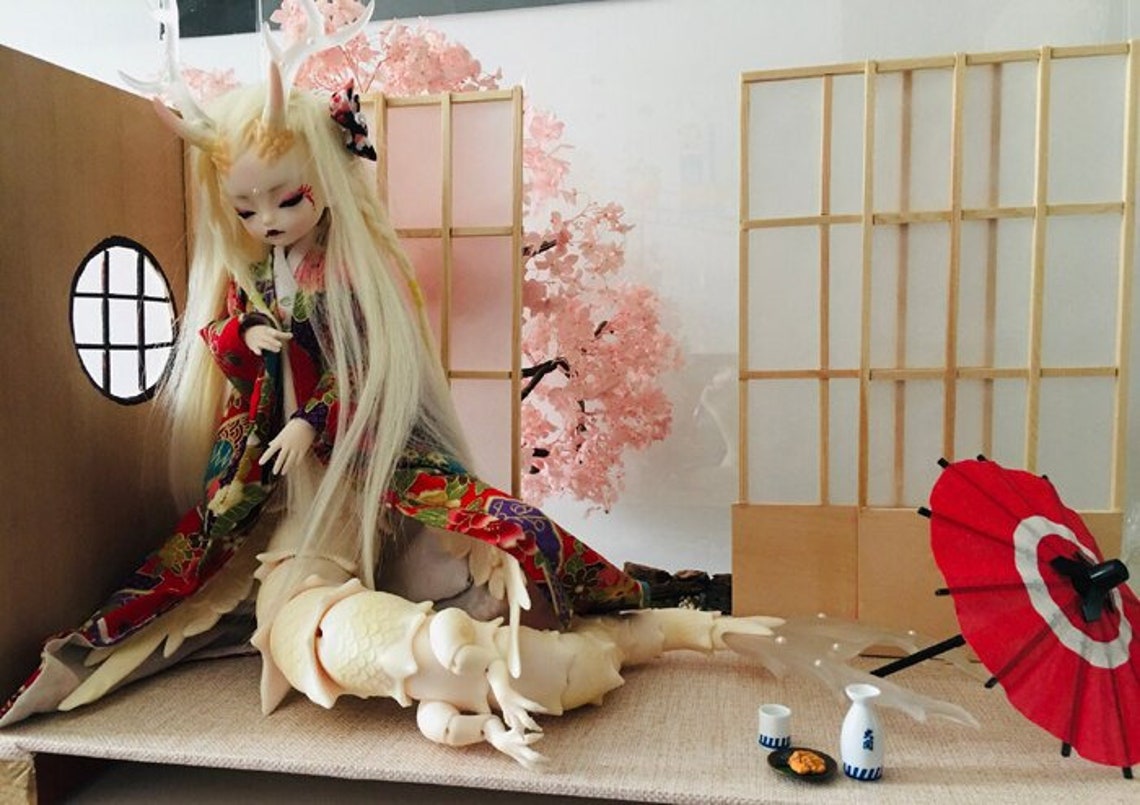 Mermaid Bjd Doll 1/4 Ball Jointed Resin Doll Blank Doll - Etsy