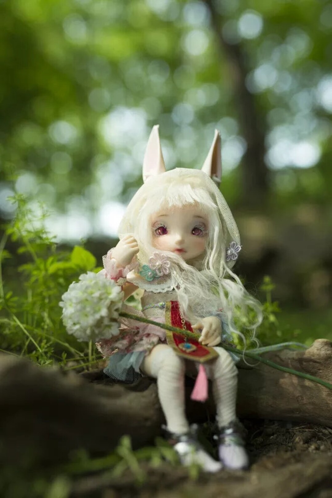 Bunny Girl Bjd Doll 1/8 Ball Jointed Doll Rabbit Collection - Etsy