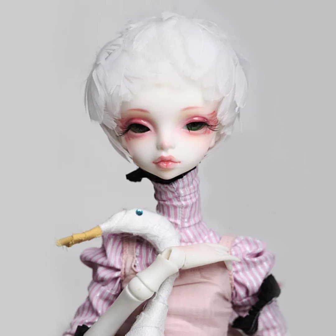 Girl Bjd Doll 1/4 Swan Woman Doll Resin Ball Jointed Handmade Art Doll ...