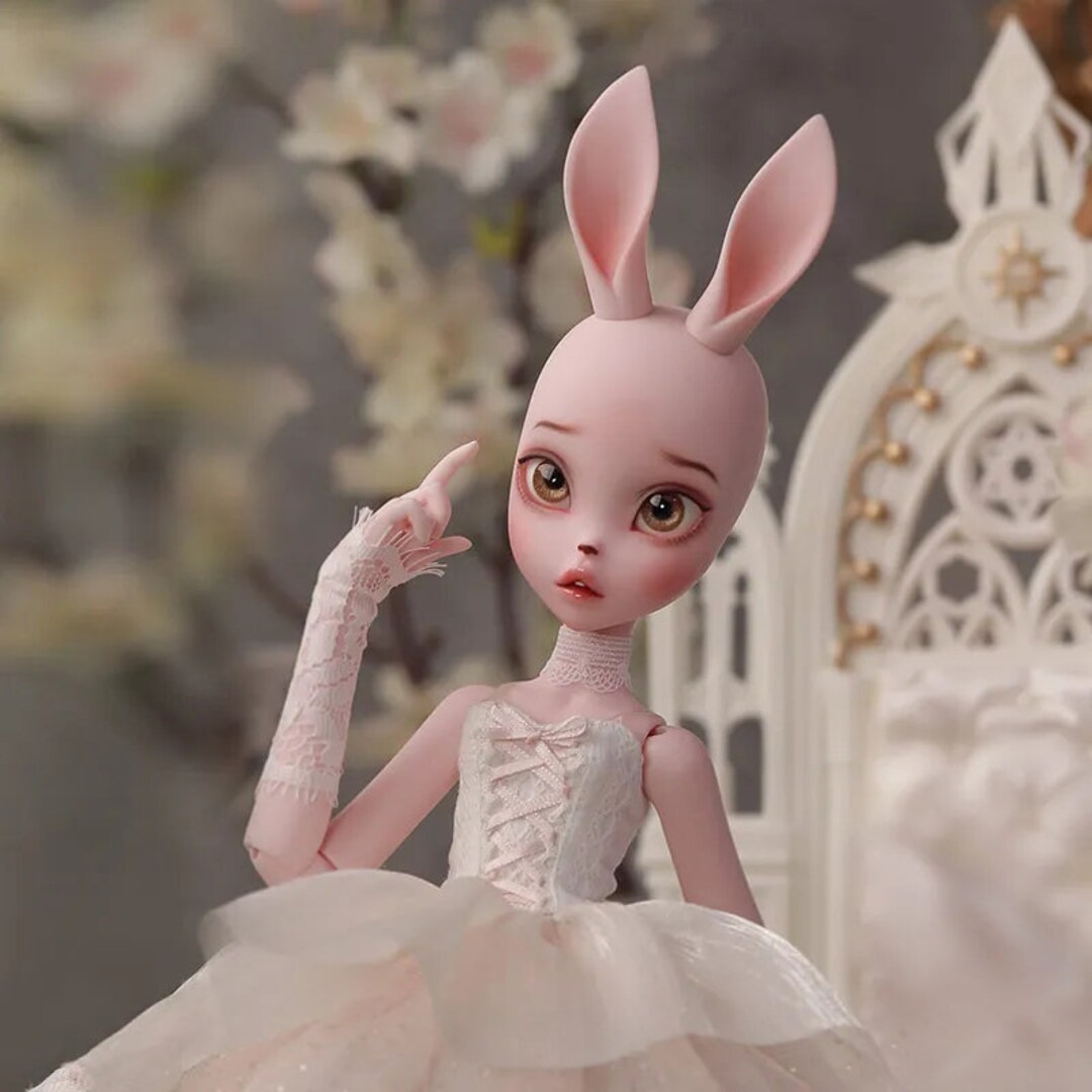 1/4 BJD Doll Cute Bunny Girl Ball Jointed Doll - Etsy
