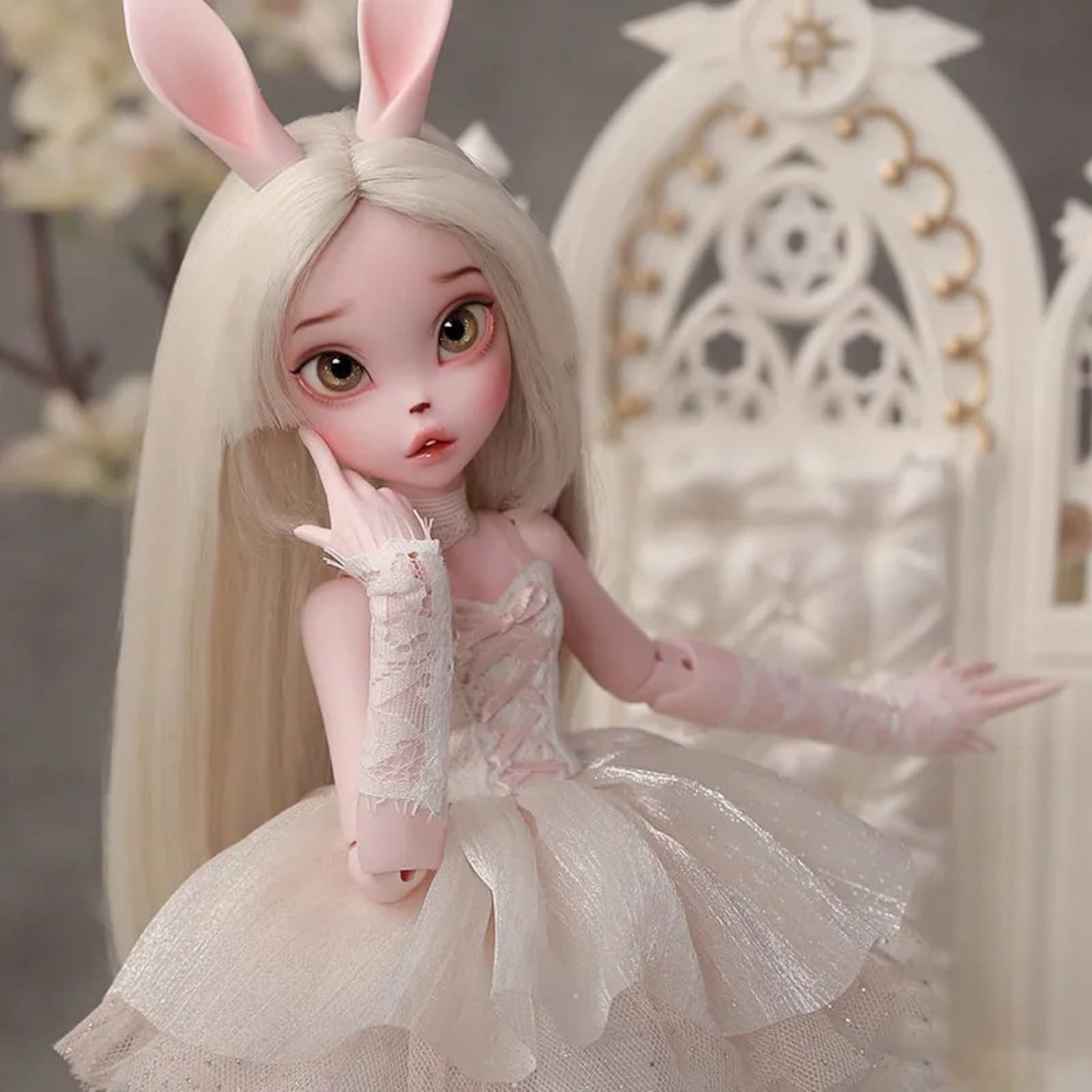 1/4 BJD Doll Cute Bunny Girl Ball Jointed Doll - Etsy
