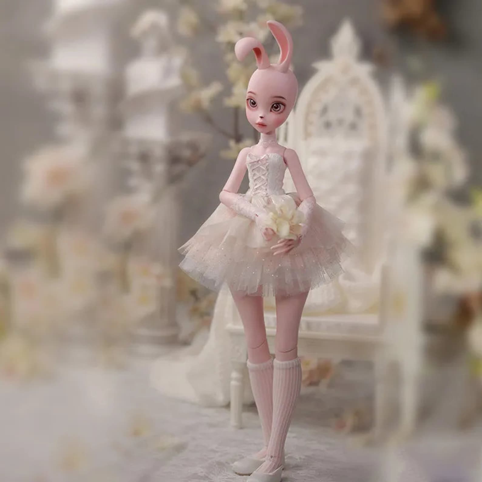 1/4 BJD Doll Cute Bunny Girl Ball Jointed Doll - Etsy