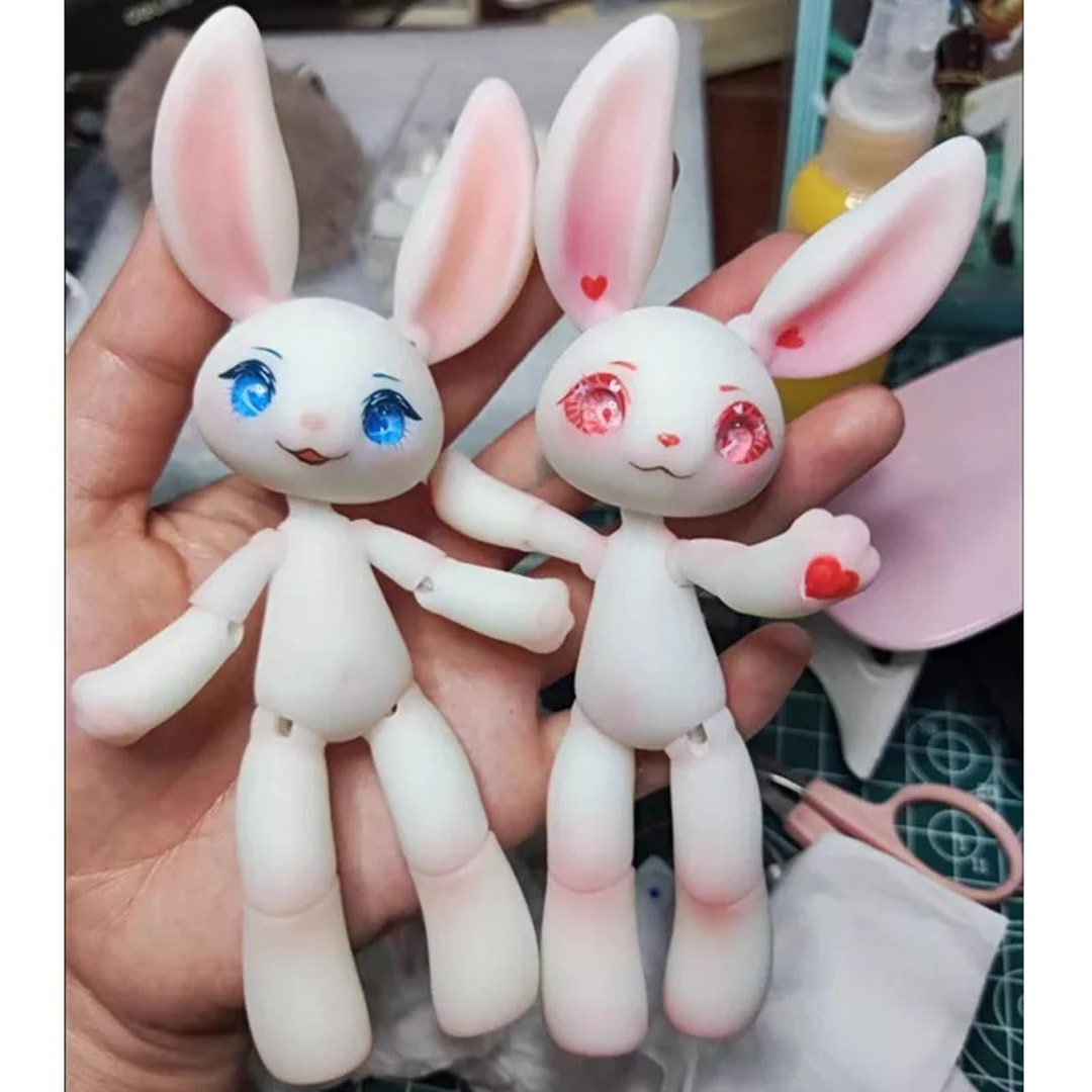 Rabbit Doll 3D Print Resin Bunny Doll 1/12 Ball Jointed Doll - Etsy
