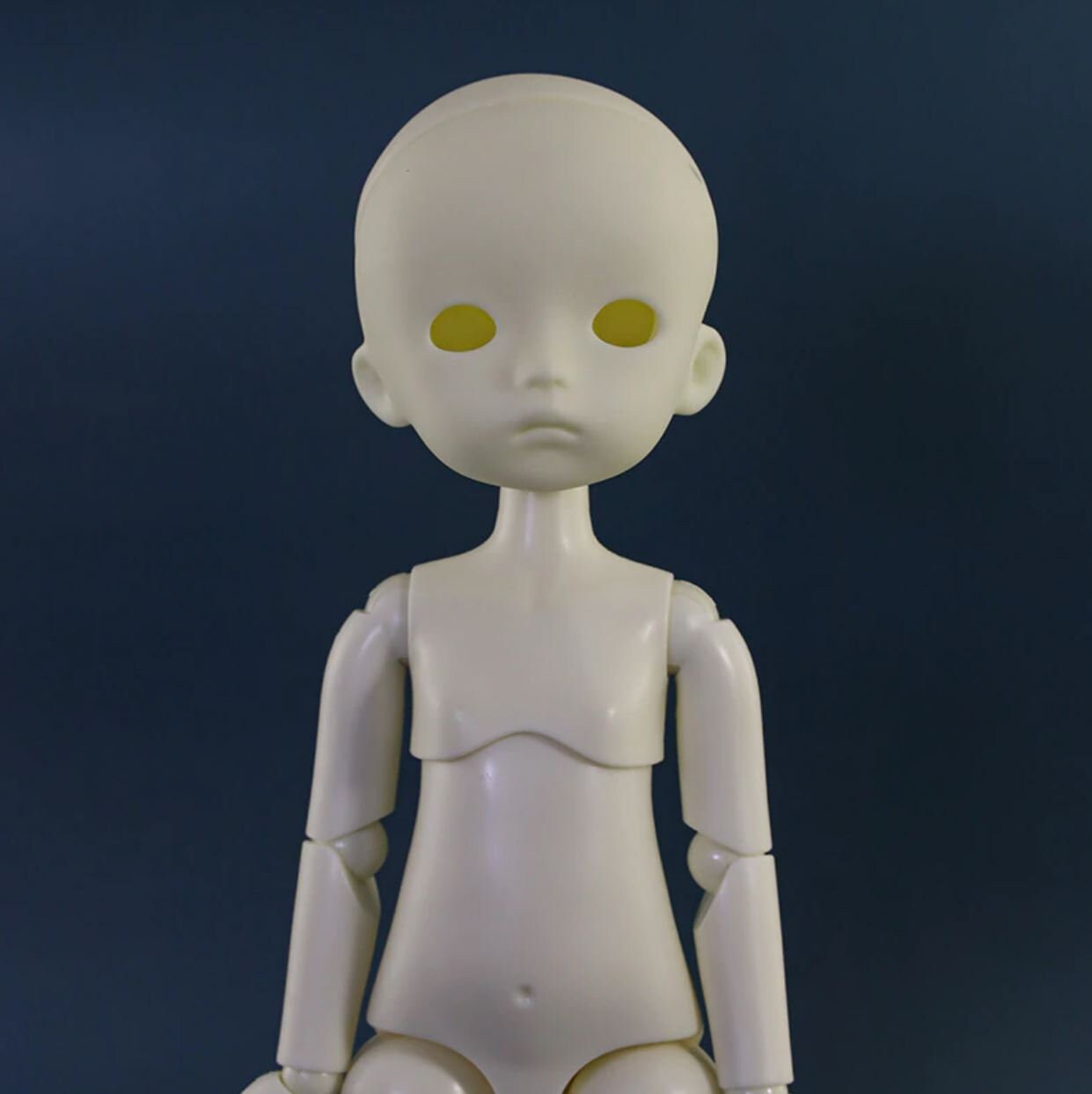 26cm Nude Bjd Doll Mechanical Joint Toy No Make up Face Open Head Doll ...