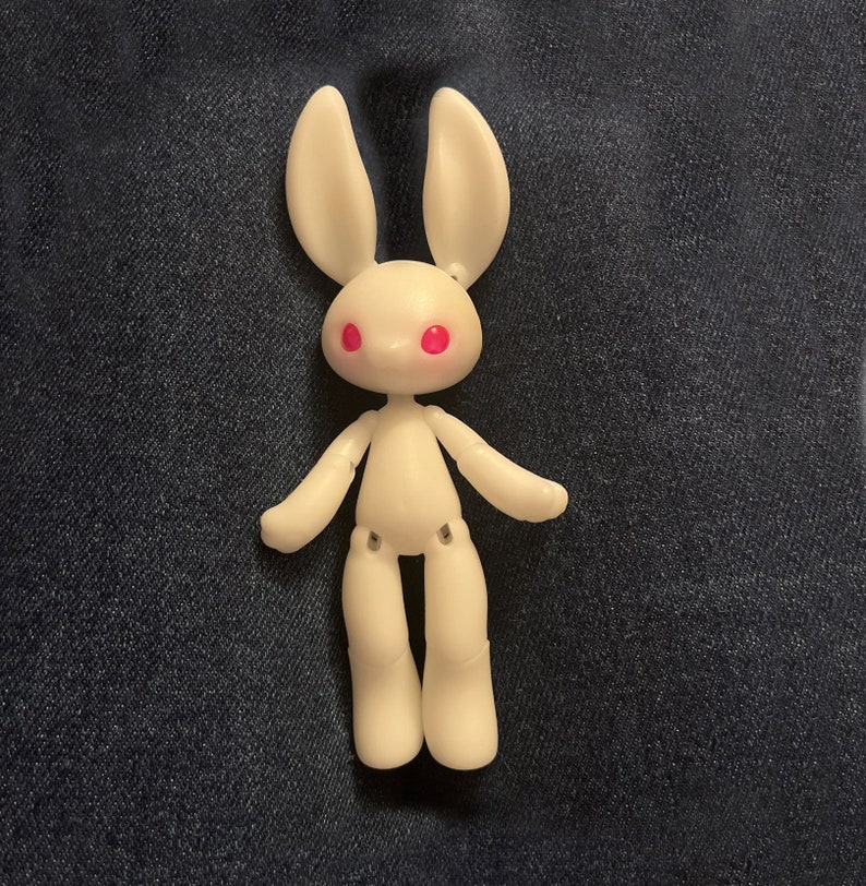 Rabbit Doll 3D Print Resin Bunny Doll 1/12 Ball Jointed Doll - Etsy