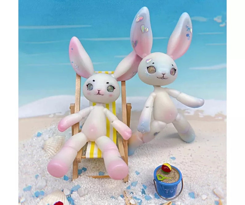Rabbit Doll 3D Print Resin Bunny Doll 1/12 Ball Jointed Doll - Etsy