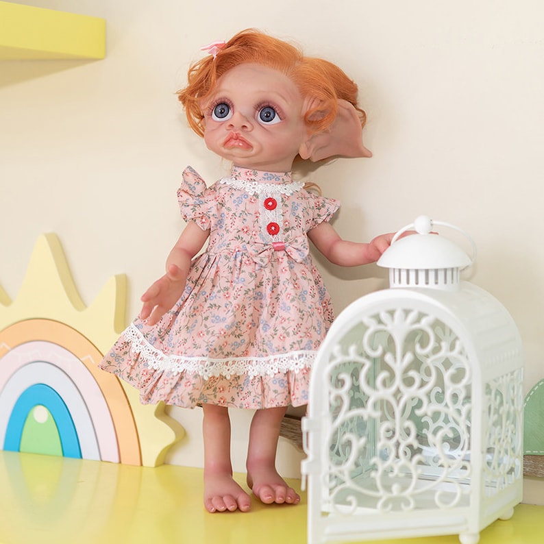 Elf Reborn Doll 17 Inch Reborn Blank Reborn Baby Dolls Newborn Weighted ...