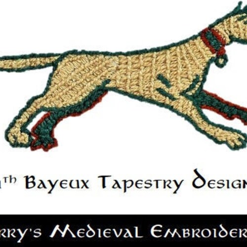 Medieval Embroidery Pattern and Instructions Talbot - Etsy