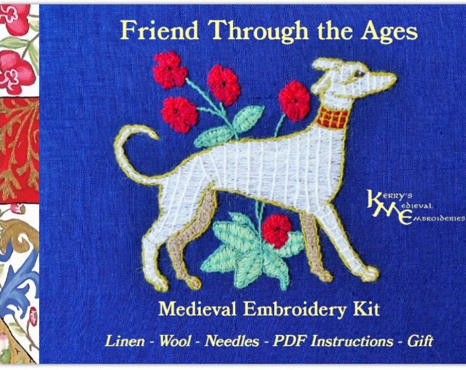 Friend Through the Ages - Medieval Embroidery Kit - Etsy