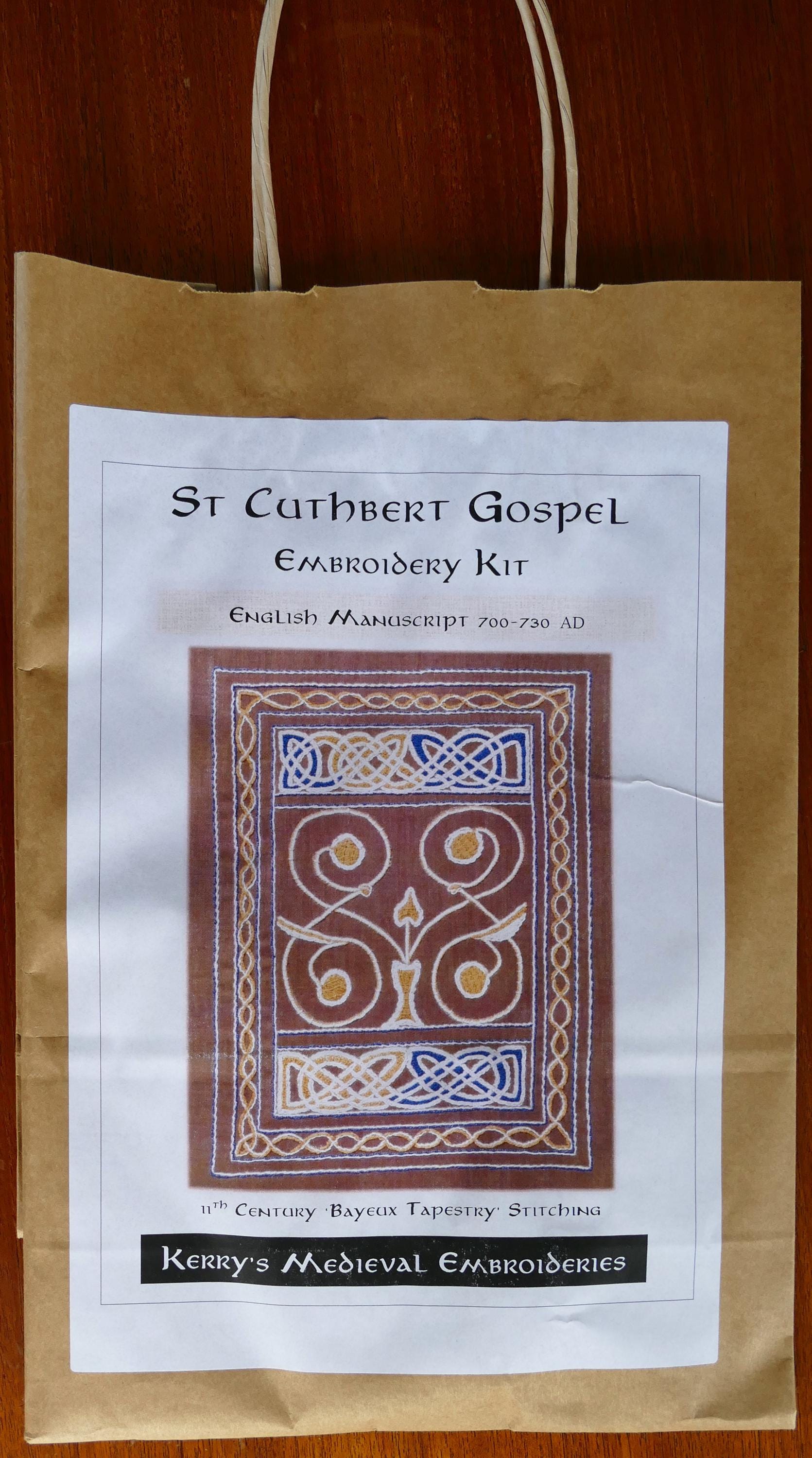 CLEARANCE Medieval Embroidery Kit - St Cuthbert Gospel - Etsy